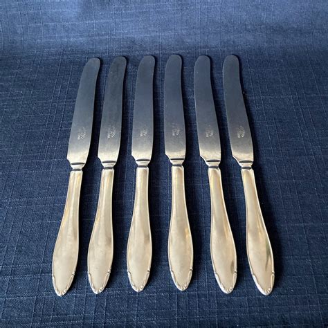 6 st Kniv Matkniv i rostfritt stål från Esk Köp på Tradera