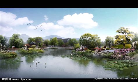 水池景观设计图 景观设计 环境设计 设计图库 昵图网