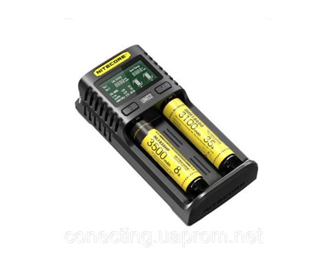 Зарядний пристрій універсальний Nitecore Digicharger UM2 2 канали LCD