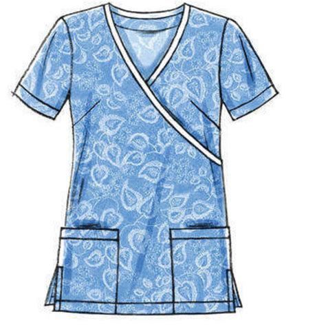 Sewing Pattern For Womens Scrubs Tops Dress And Pants Mccalls Pattern M5895 Misses Scrub