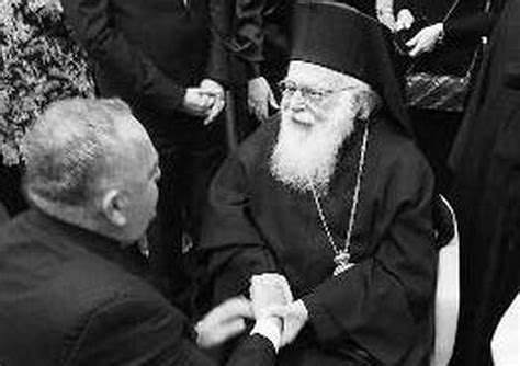 Archbishop Anastasios Visits Imprisoned Fredi Beleri Orthodox Christian Laity