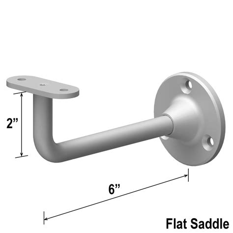 [exthrb] Extendable Handrail Bracket Wall Mount 6 Length W Flat