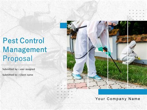 Pest Control Management Proposal Powerpoint Presentation Slides