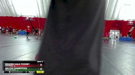 106 Lbs Round 1 6 Team Braiden Hale Toomey Reedsburg Vs Brycen Fahnestock Geneseo Green