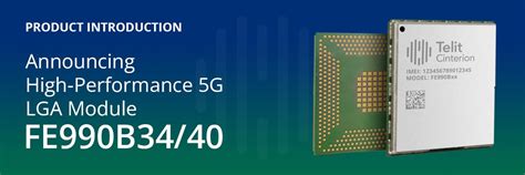 Telit Cinterions Next Generation High Performance 5G LGA Modules RUTRONIK TEC