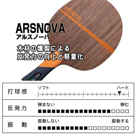 【楽天市場】arsnova／アルスノーバ／中国式ペン（310113）《ヴィクタス 卓球ラケット》 ：テニス・バドミントン Luckpiece