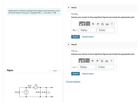 Solved Determine The Thevenin Equivalent With Respect To The