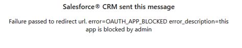 Can T Sign In To Salesforce CRM When The Power Platform App Is Blocked