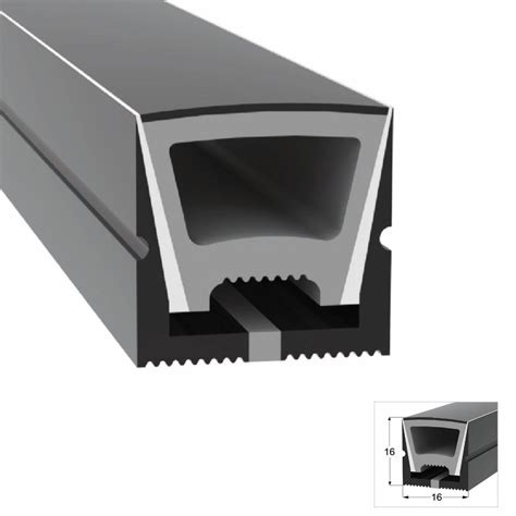 Black Silicone Led Neon Flex Tube Diffuser Body For Led Strip Light 16 Uk Led Lights