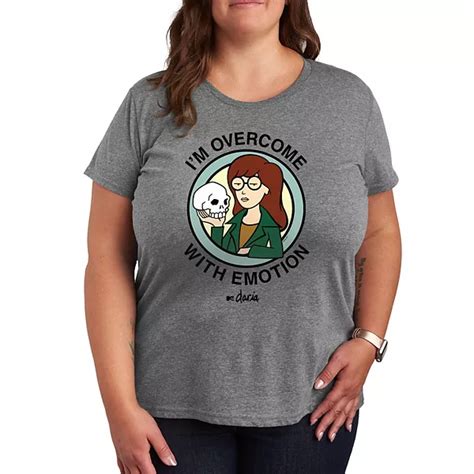 Plus Daria Im Overcome With Emotion Graphic Tee