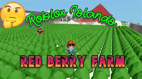 Roblox Islands Red Berry Farm Skyblock Youtube