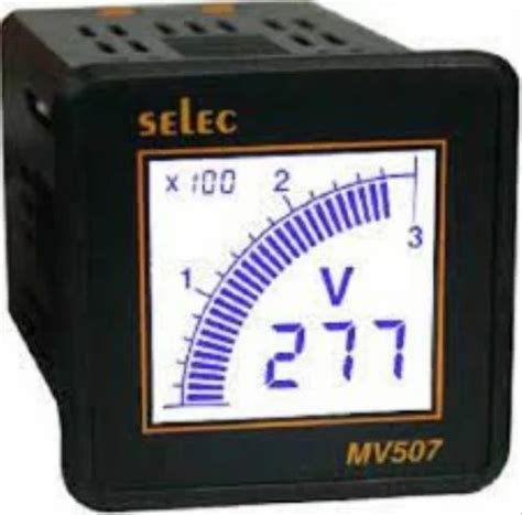 Selectron Single Phase And 3 Phase Selec Ma202 Digital Ammeter For