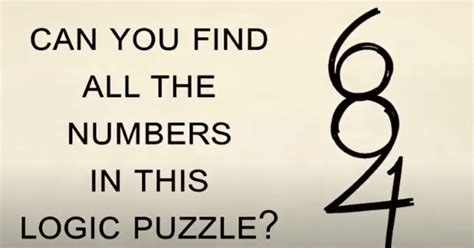 How Many Numbers Can You Spot In This Visual Puzzle