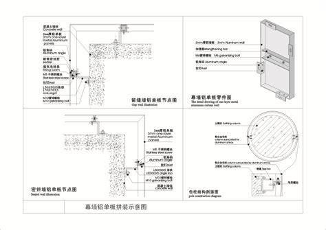 铝单板雨棚施工图铝板雨棚施工工艺铝塑板雨棚施工图第6页大山谷图库