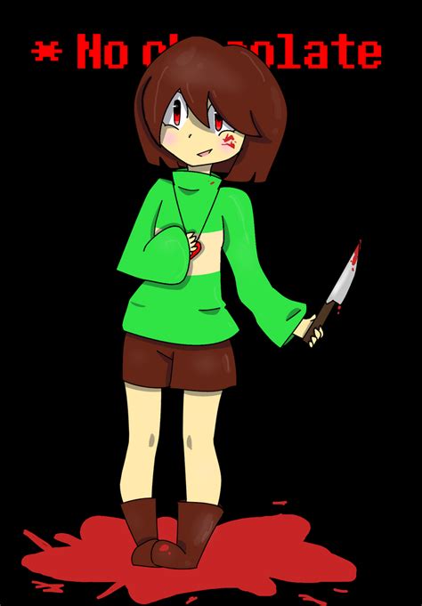 Chara Undertale No Chocolate By Neverforgivingyou On Deviantart