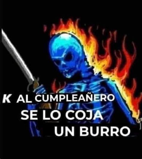 K Al Cumpleañero Se Lo Coja Un Burro Memes Lindos Memes Estúpidos Memes