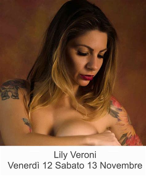 Pornostar Lily Verony Venerdì 12 E Sabato 13 Novembre Penelope Sexy Disco