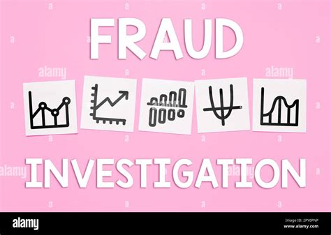 Sign Displaying Fraud Investigation Business Showcase Process Of