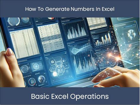 Excel Tutorial How To Generate Numbers In Excel Excel