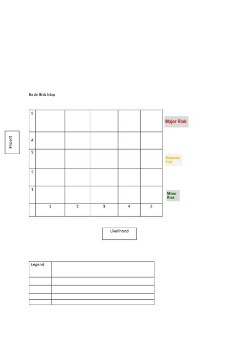 Risk Map And Register Nothing Basic Risk Map 5 4 3 2 1 1 2 3 4 5