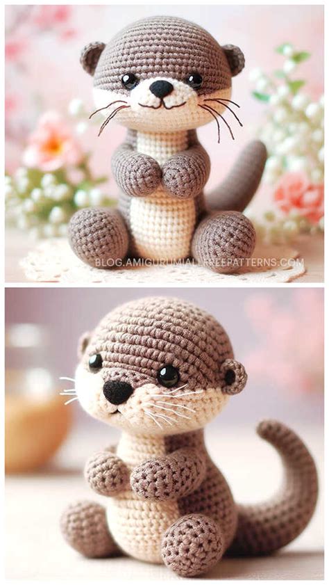 Amigurumi Cute Otter Crochet Free Pattern Free Amigurumi Pattern