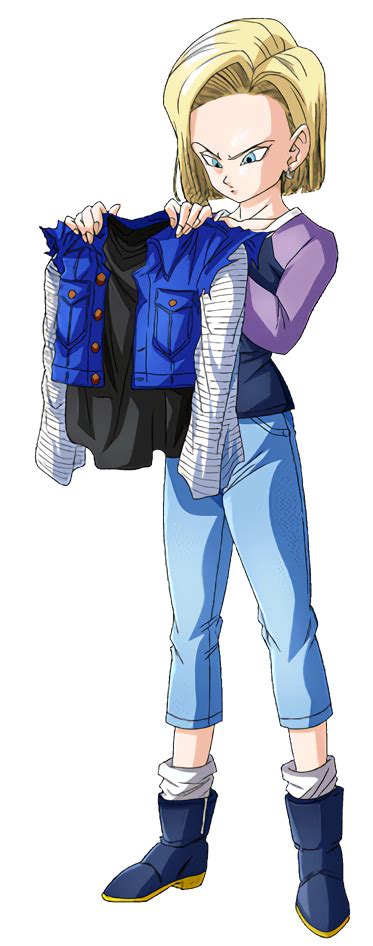 android 18 render by lunuel on deviantart