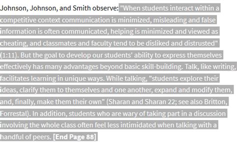 Mla Citation Summary