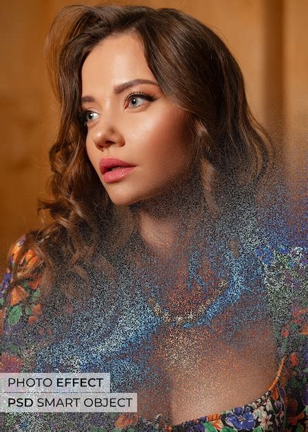 Free Psd Noise Gradient Photo Effect