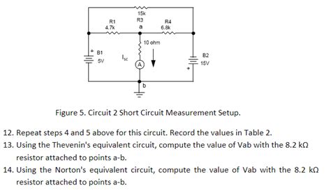 Solved 8 Construct The Circuit Show In Figure 4 And Measure