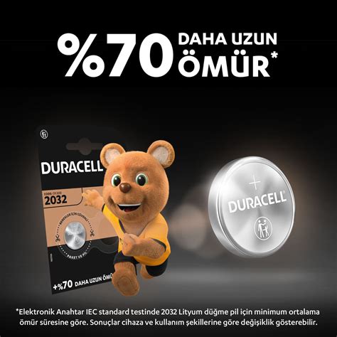 Duracell 2032 Lityum Düğme Piller - Duracell Türkiye