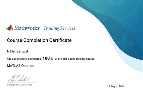 completed matlab onramp course nikhil bartwal posted on the topic linkedin