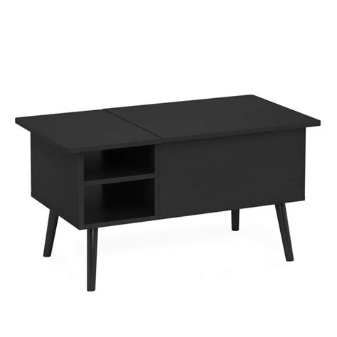 Ebern Designs Table basse à rallonge à 4 pieds avec rangement Hirom