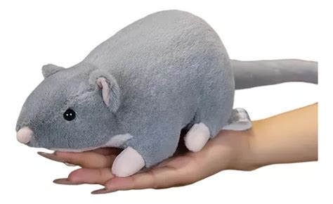 Peluche Roedor Ratón Laucha Guarén Kawaii Felpa Suave