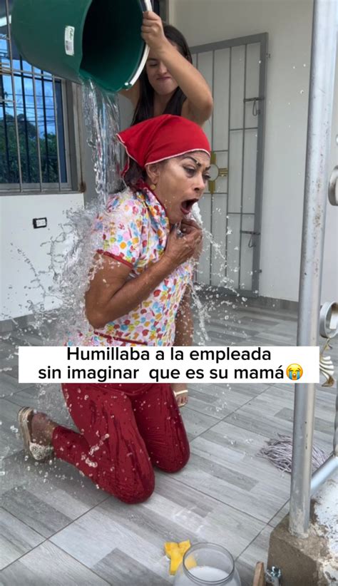 Humillab4 A La Empleada Doméstica Sin Imaginar Que Ella Era Su Mamá😢