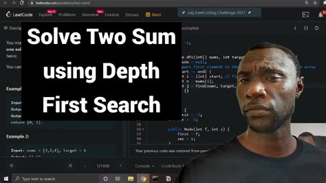 Two Sum Depth First Search Java Youtube