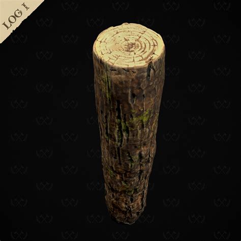 Stl File 3x Tree Logs Tree Bark For Diorama And Miniature Models