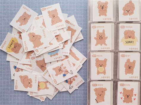 Class101 내 그림으로 만드는 페이퍼 굿즈 띠부씰 포함 총 7종