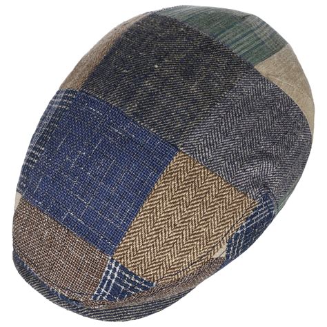 Pascover Patchwork Flat Cap By Lierys 8395