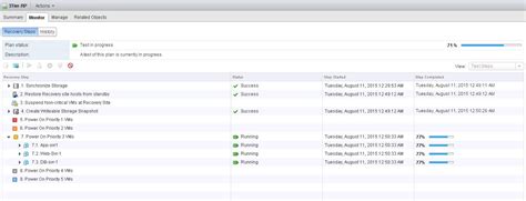 Vmware Site Recovery Manager Srm 60 Part 12 Running Srm Test Recovery