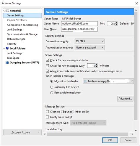 Send From Office 365 Shared Mailbox With Thunderbird Computer