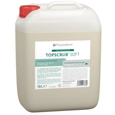 Physioderm Topscrub Soft Hand Cleaner Unscented 10 L Tonne 14127005