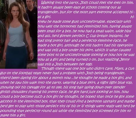 Becky S TG Caps Make A Girl Out Of Him