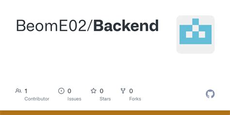 Github Beome02backend