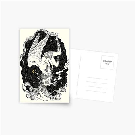 psyche and eros the last task postcard for sale by janaina medeiros