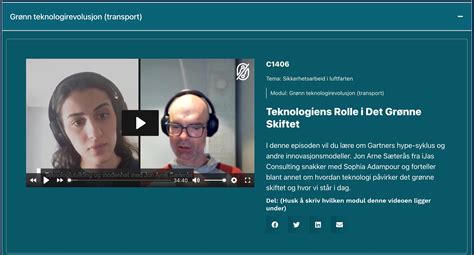 Om Innovasjon I Det Grønne Skiftet Ijas
