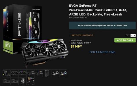 消息称显卡厂商清仓高端显卡：evga Rtx 3090 Ti 显卡价格腰斩geforcegbps人民币