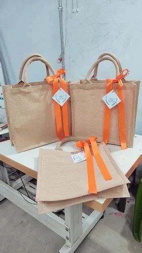 Natural Wedding Jute T Bags Sizedimension Customisable At ₹ 80