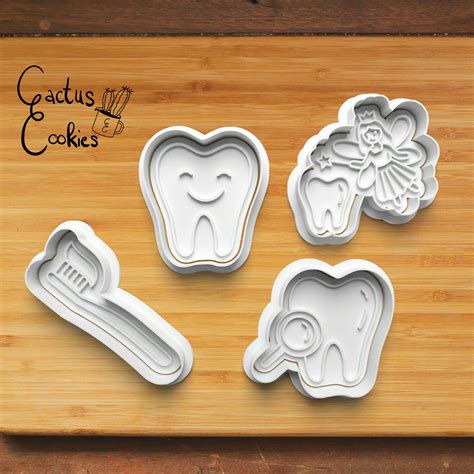 3d File Tooth Cookie Cutter Set 0389・3d Printer Model To Download・cults