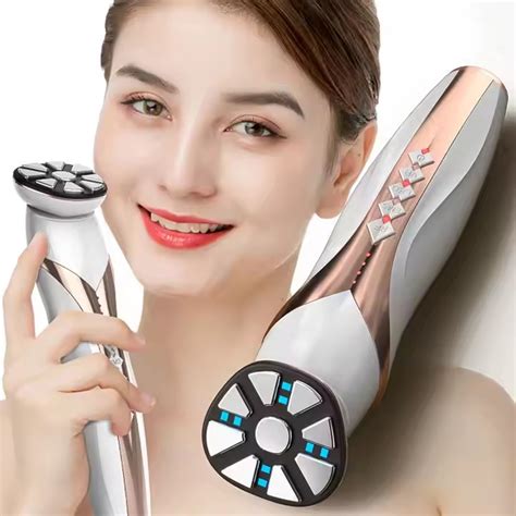 Ems Facial Lifting Device Skin Tightening Led Microcurrent Radio