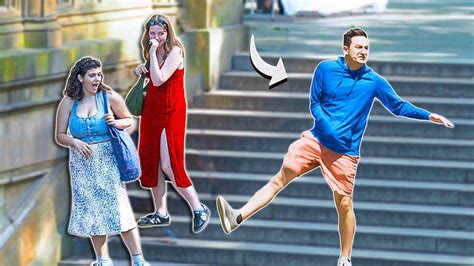 Funny Fart Prank In Nyc Staircase Of Doom Youtube